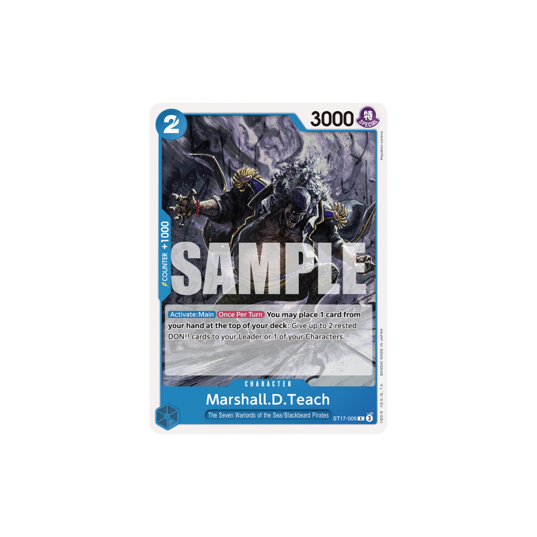 Marshall.D.Teach - ST17-005 - C - Blue Donquixote Doflamingo – Bremner TCG