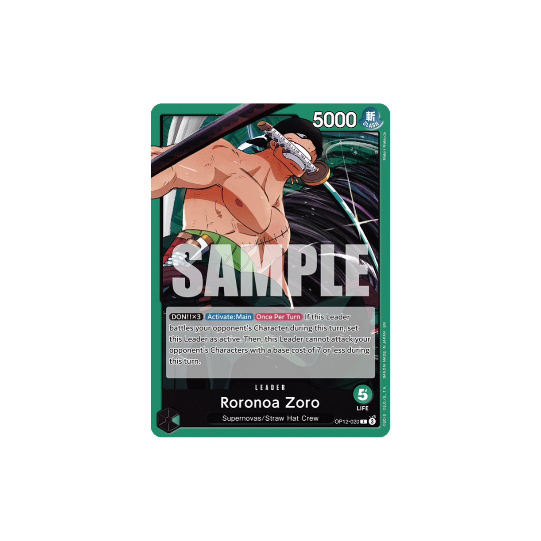 Roronoa Zoro - OP12-020 - L - Legacy Of The Master – Bremner TCG