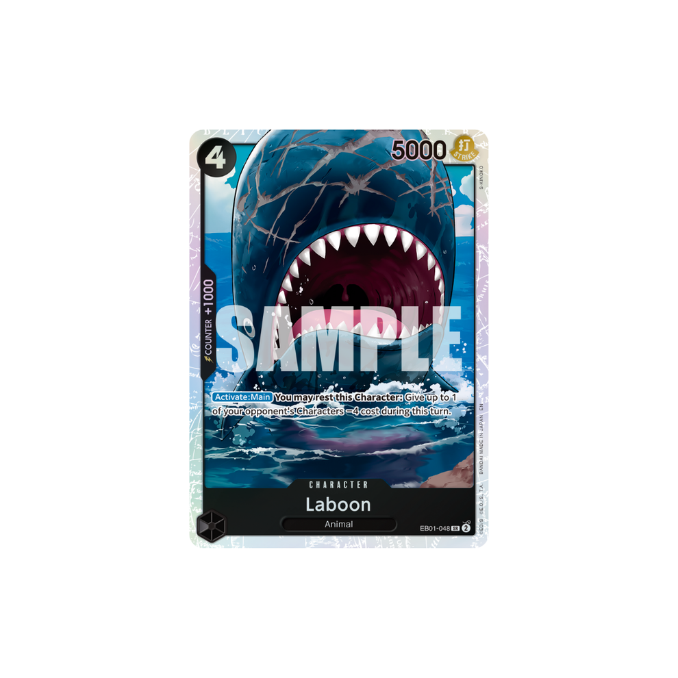 Laboon - EB01-048 - SR - One Piece Card The Best Vol.2 – Bremner TCG