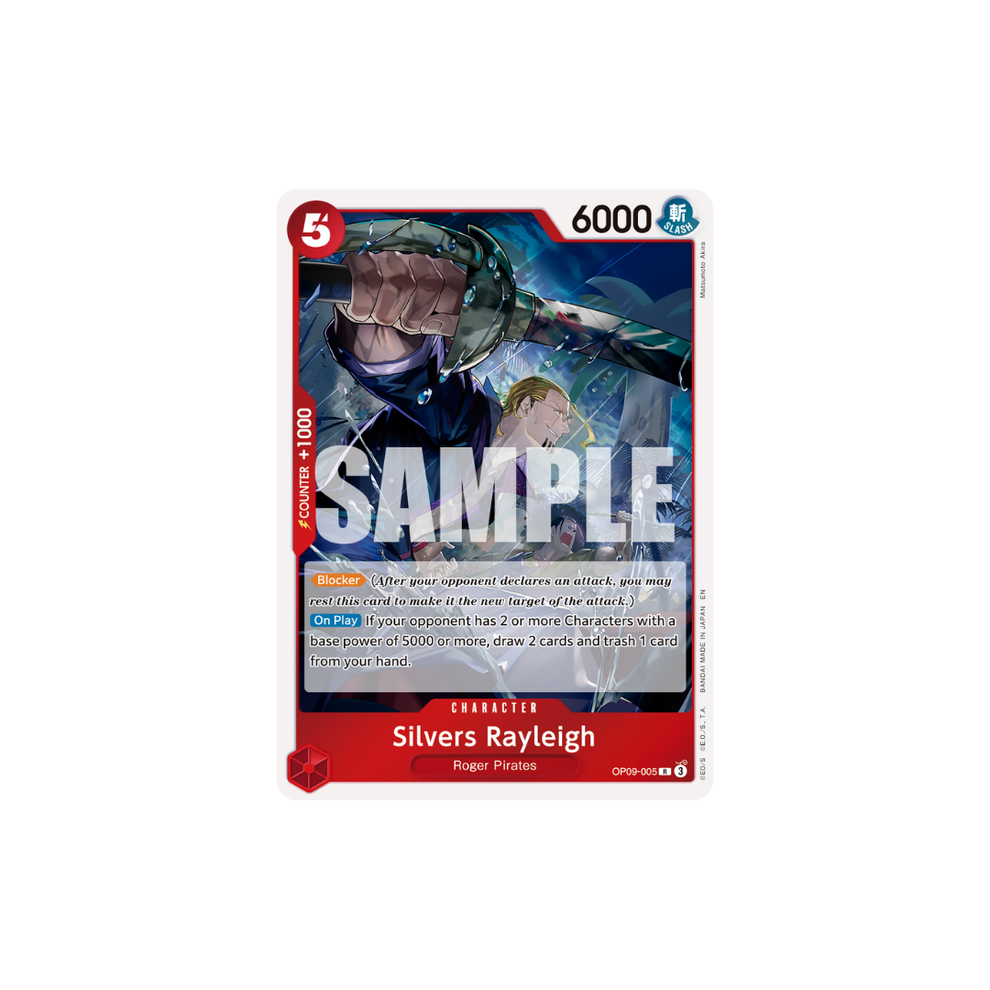 Silvers Rayleigh - OP09-005 - R - One Piece Card The Best Vol.2 – Bremner TCG
