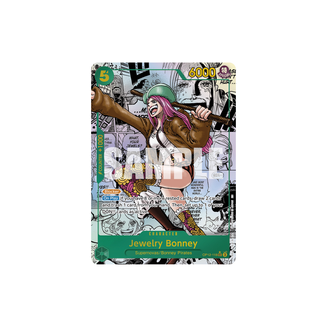 Jewelry Bonney - OP12-118 - SEC Manga - Legacy Of The Master – Bremner TCG