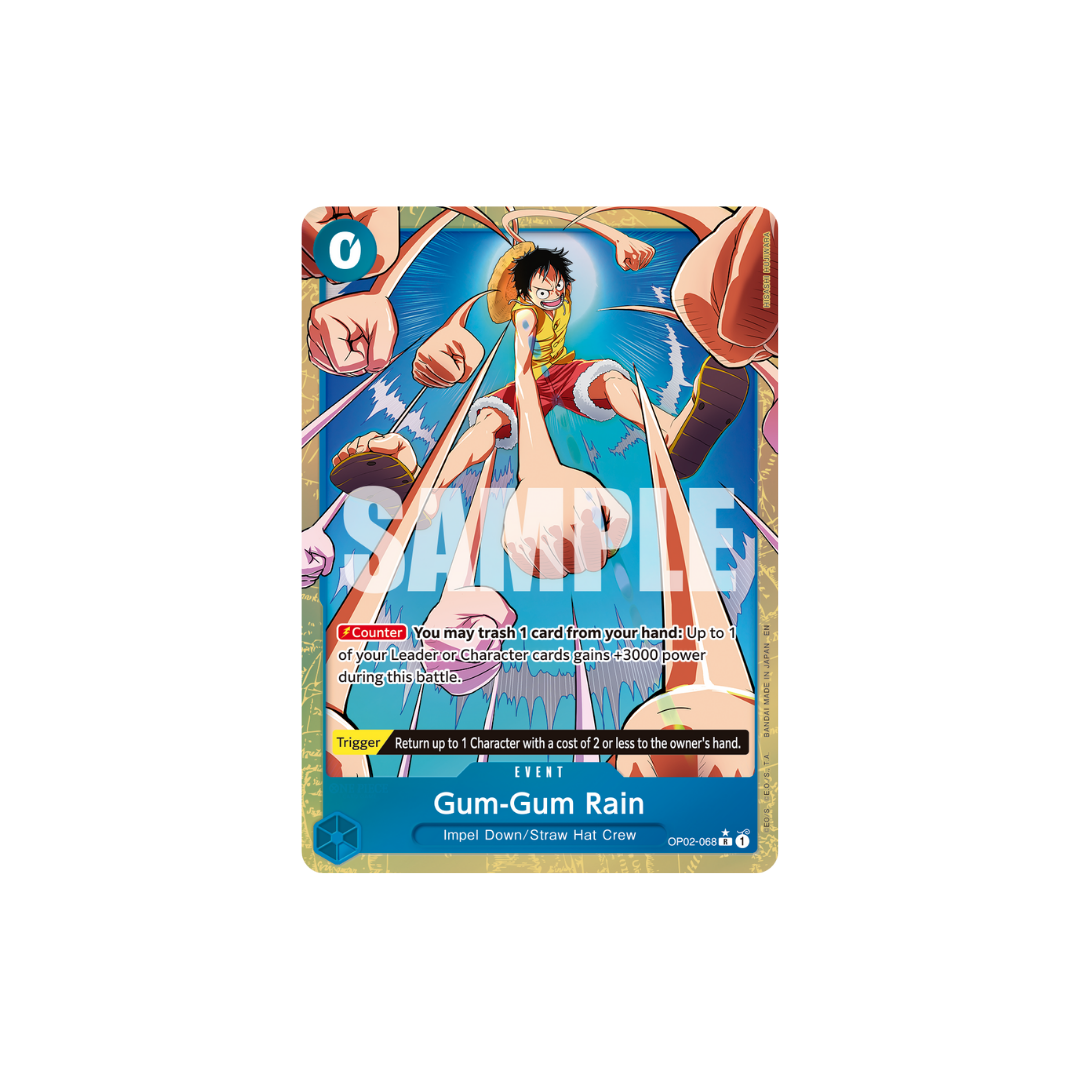 Gum-Gum Rain - OP02-068 - R Parallel - One Piece Card The Best Vol.2 ...