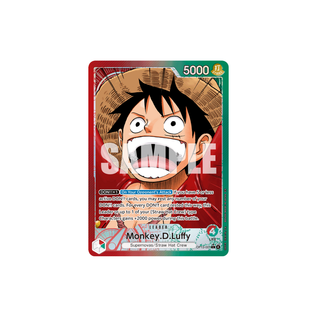 Monkey.D.Luffy - OP13-001 - L Parallel - Carrying On His Will – Bremner TCG