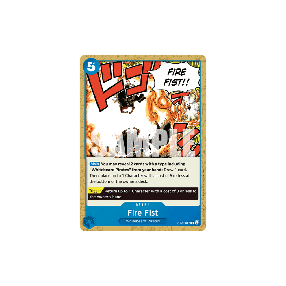 Fire Fist - ST22-017 - C - Ace & Newgate – Bremner TCG