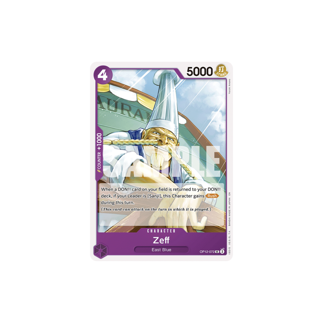 Zeff - OP12-072 - UC - Legacy Of The Master – Bremner TCG